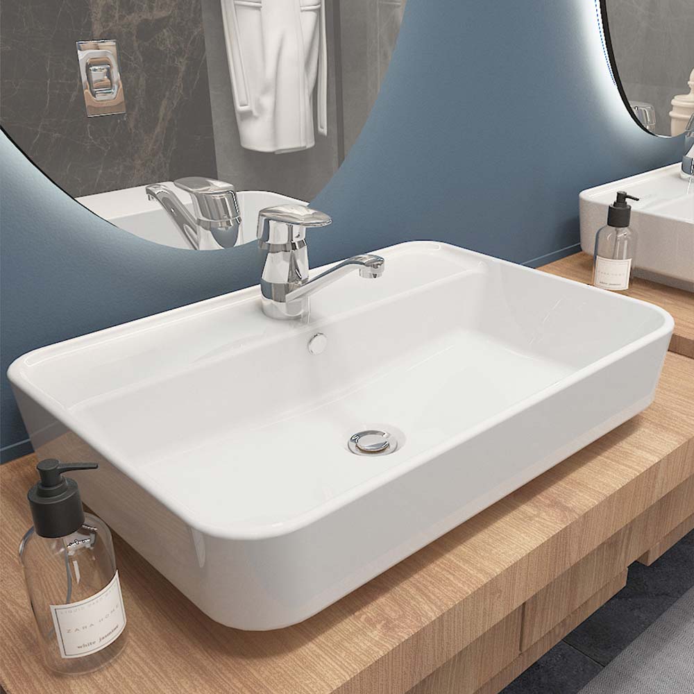 INNTURK - INNFLORA VITRIFIED SINK – CERAMIC HAND WASHING SINK